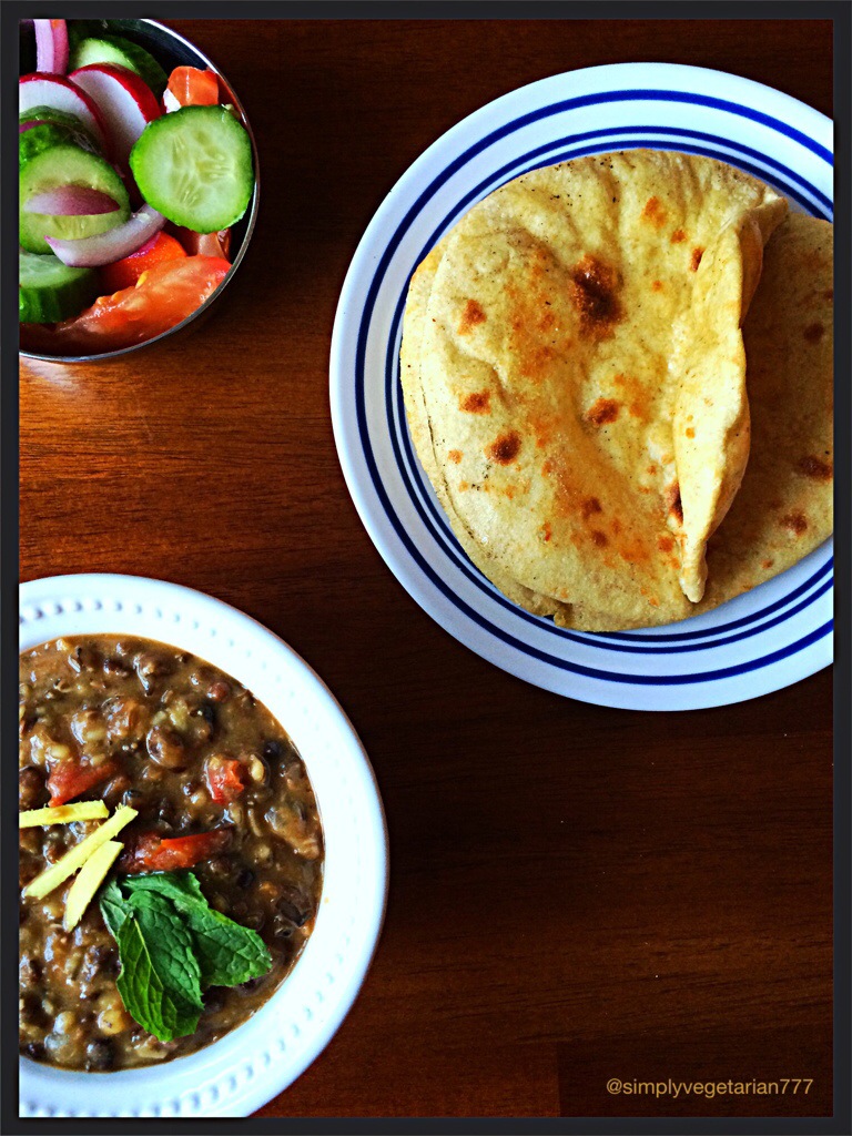 Dal Amritsari and Oven Baked Tandoori Roti - simplyvegetarian777