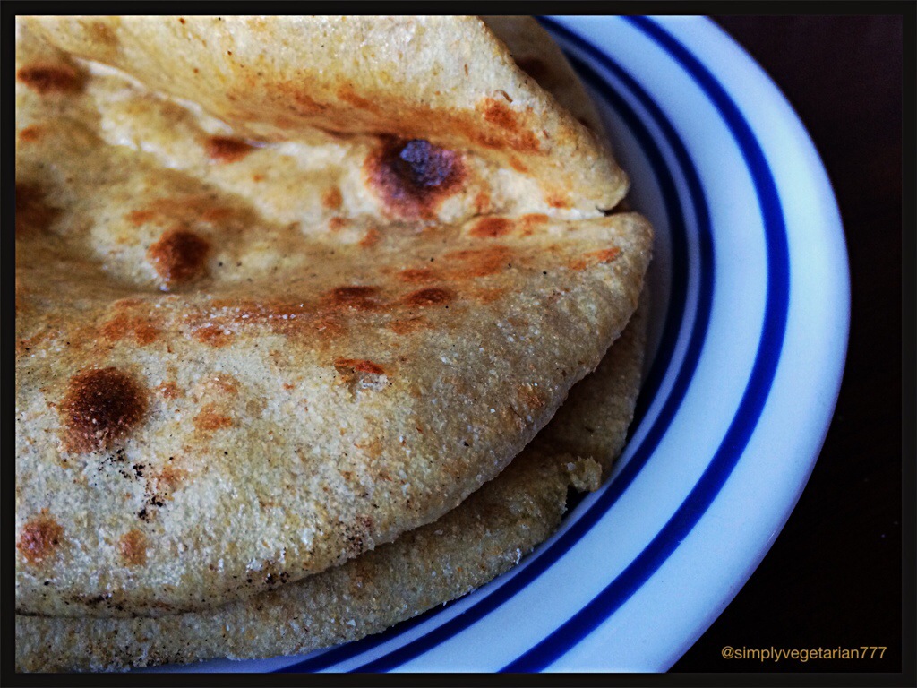 Dal Amritsari and Oven Baked Tandoori Roti - simplyvegetarian777