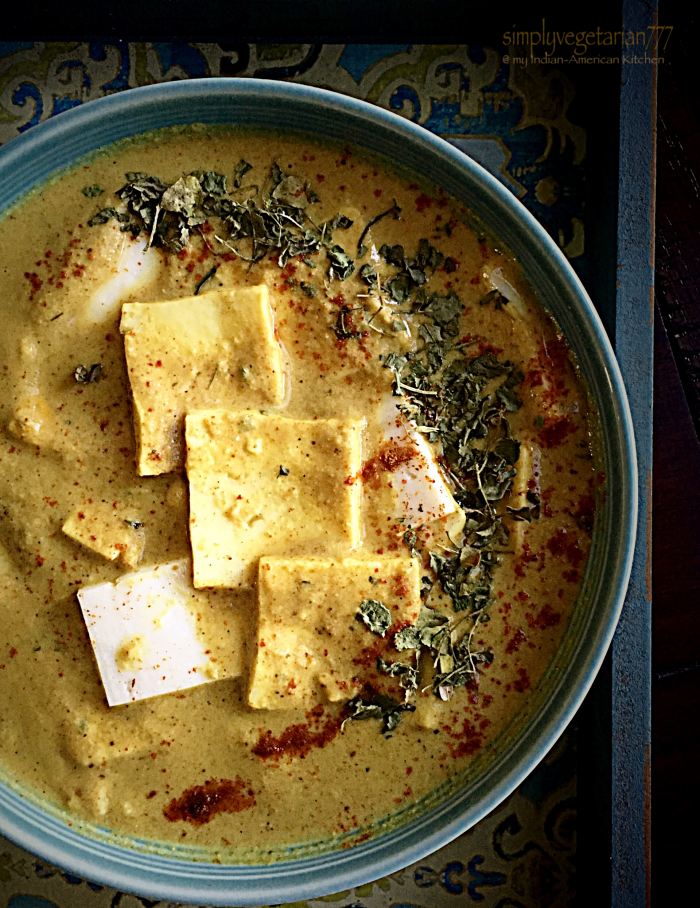 Shahi Paneer - Royal curry from Indian Mughlai Cuisine