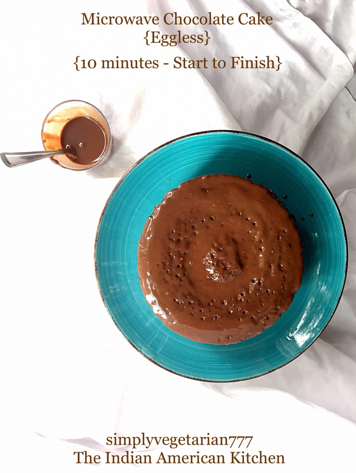 Microwave Chocolate Cake Eggless Quick Recipe - Simplyvegetarian777