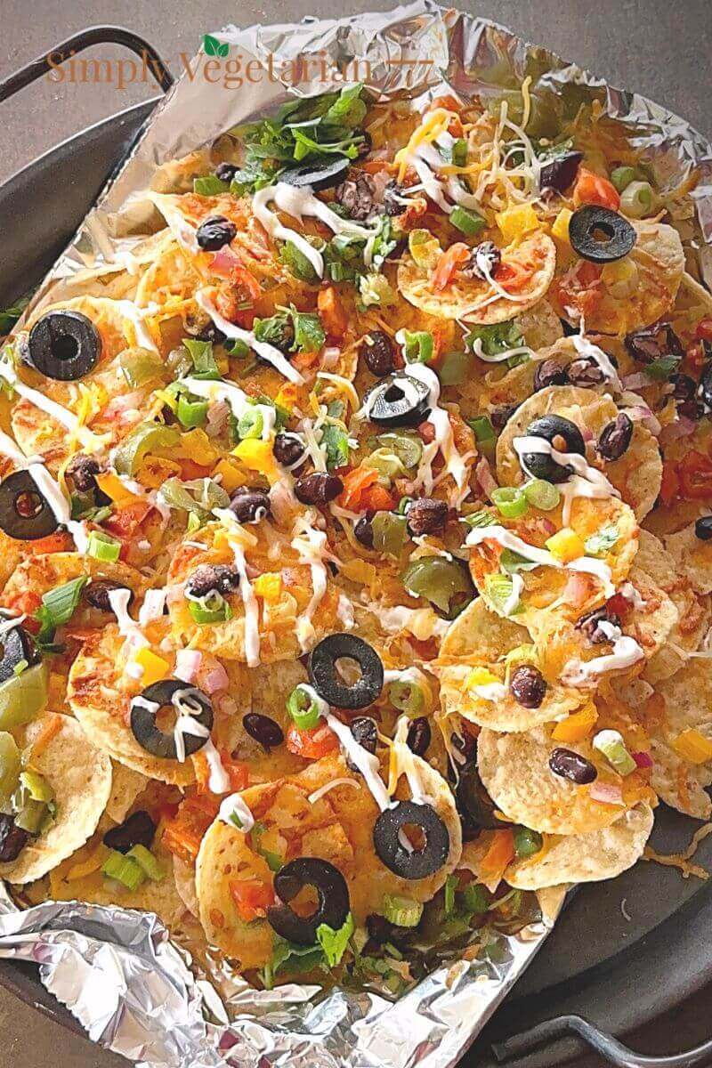 Easy Air Fryer Nachos Recipe - simplyvegetarian777